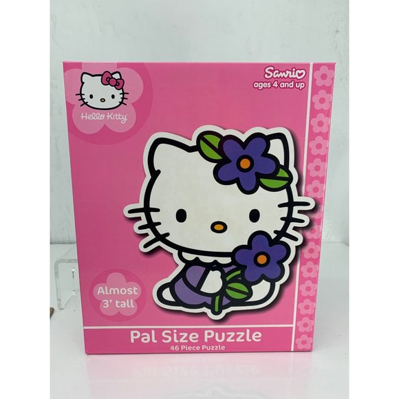 Pressman | Games | Sanrio Hello Kitty Pal Size Puzzle 46 Piece Almost ...